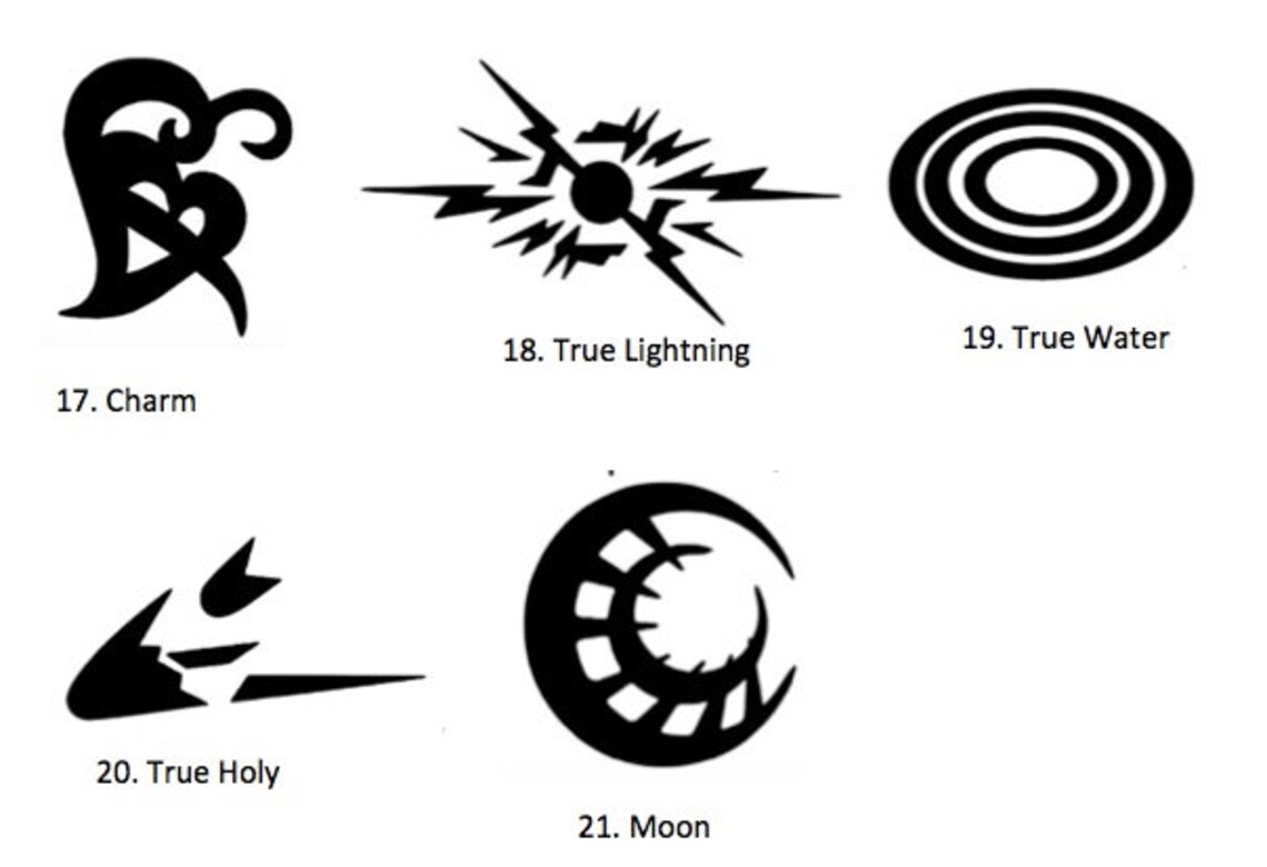 Genso Suikoden Rune Decal - 21 Designs Available Inspired by Game ...