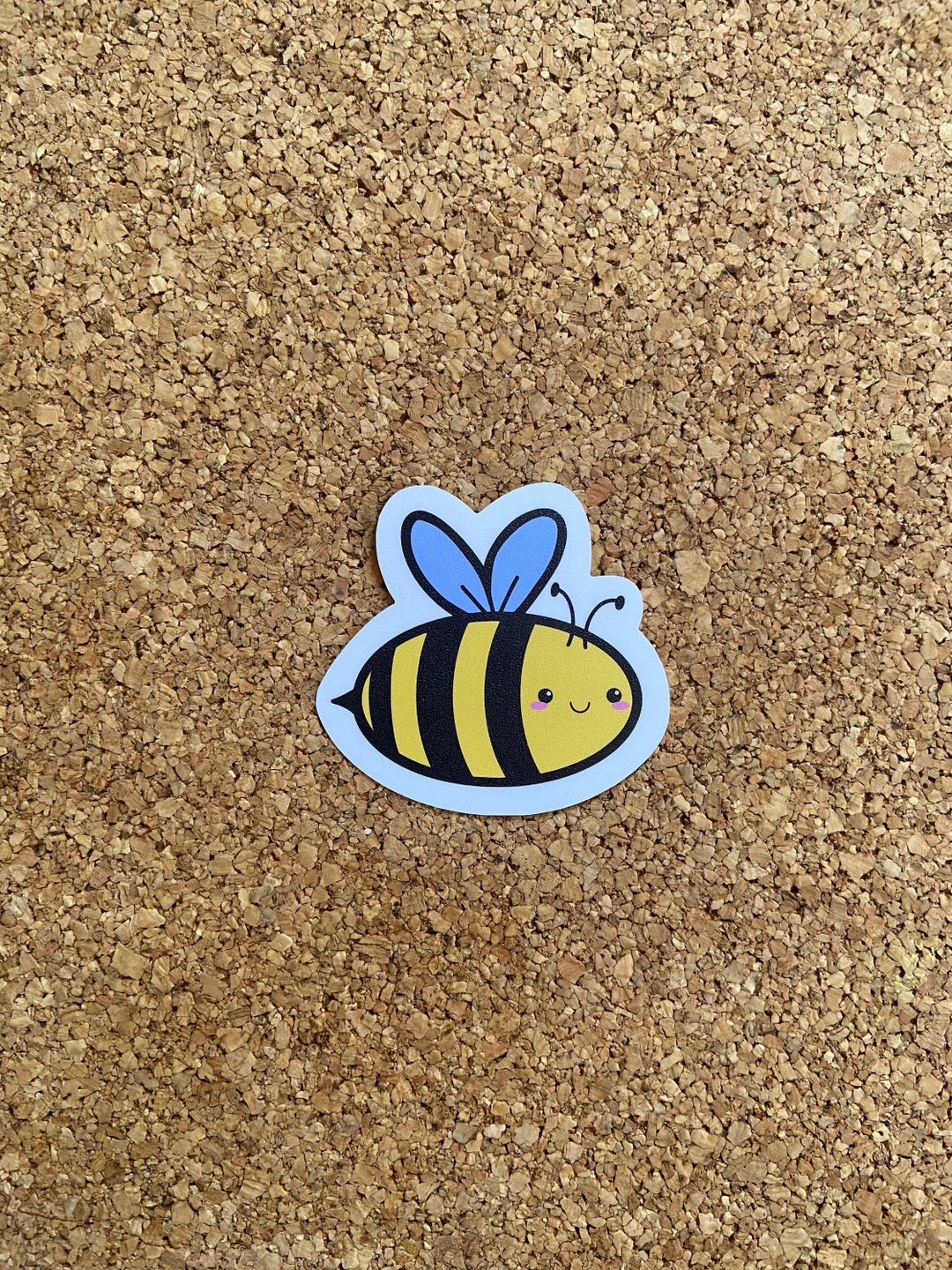Kawaii Bee Vinyl Sticker Insect Sticker Cute Honey Bee - Etsy