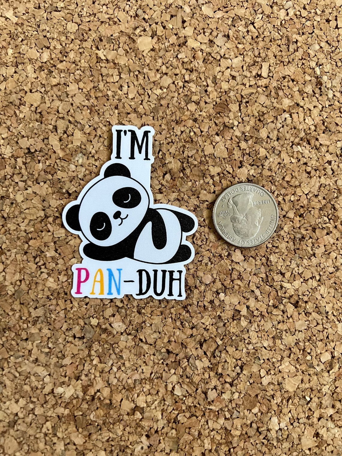 Im Pan Duh Vinyl Pansexual Sticker Panda Pun Gay Pride Etsy