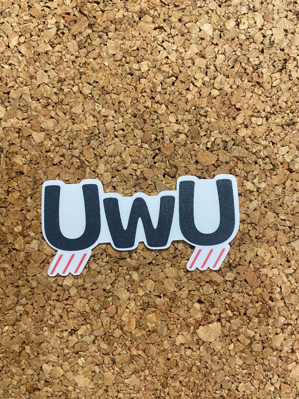 UwU Vinyl Sticker Anime Sticker Kawaii UwU Nerdy Anime | Etsy