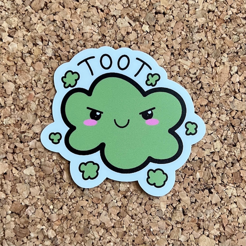 Funny Fart Stickers - Etsy