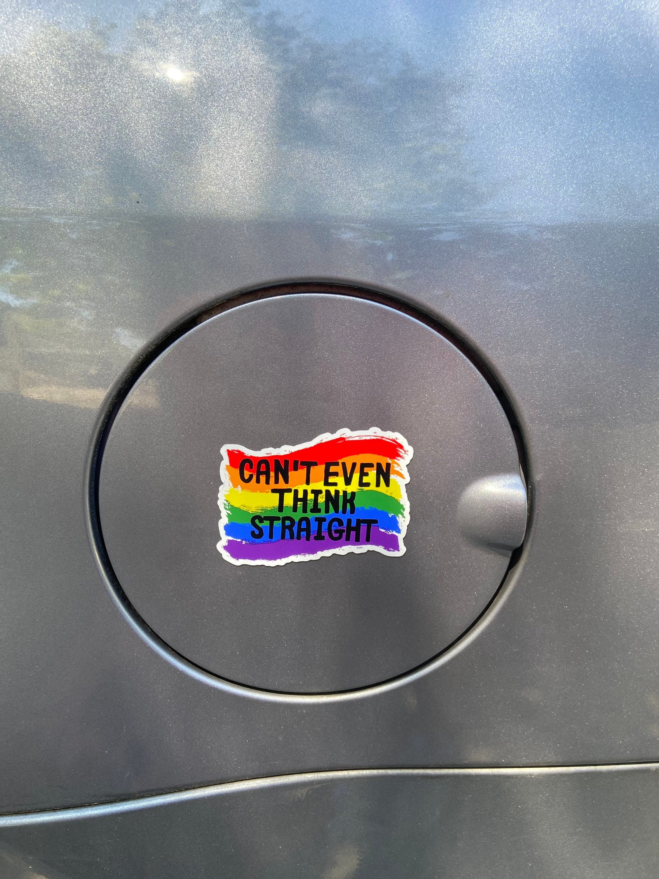 Cant Even Think Straight Magnet Gay Pride Magnet LGBT | Etsy