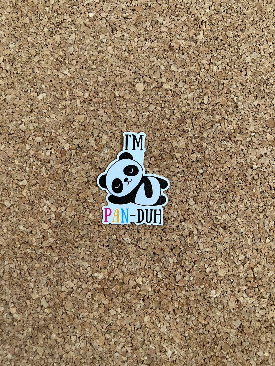 Im Pan Duh Vinyl Pansexual Sticker Panda Pun Gay Pride Etsy