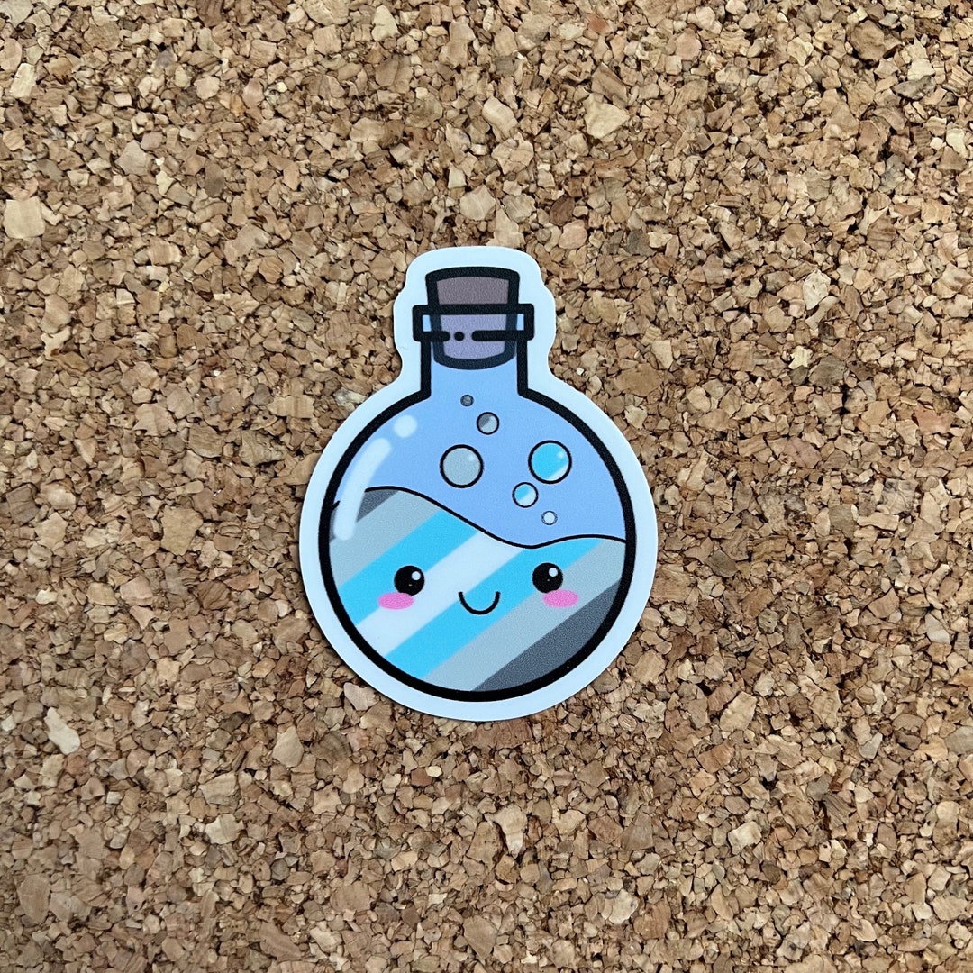 Demiboy Pride Potion Kawaii Sticker - LGBTQ+ Demi Boy Pride - Etsy