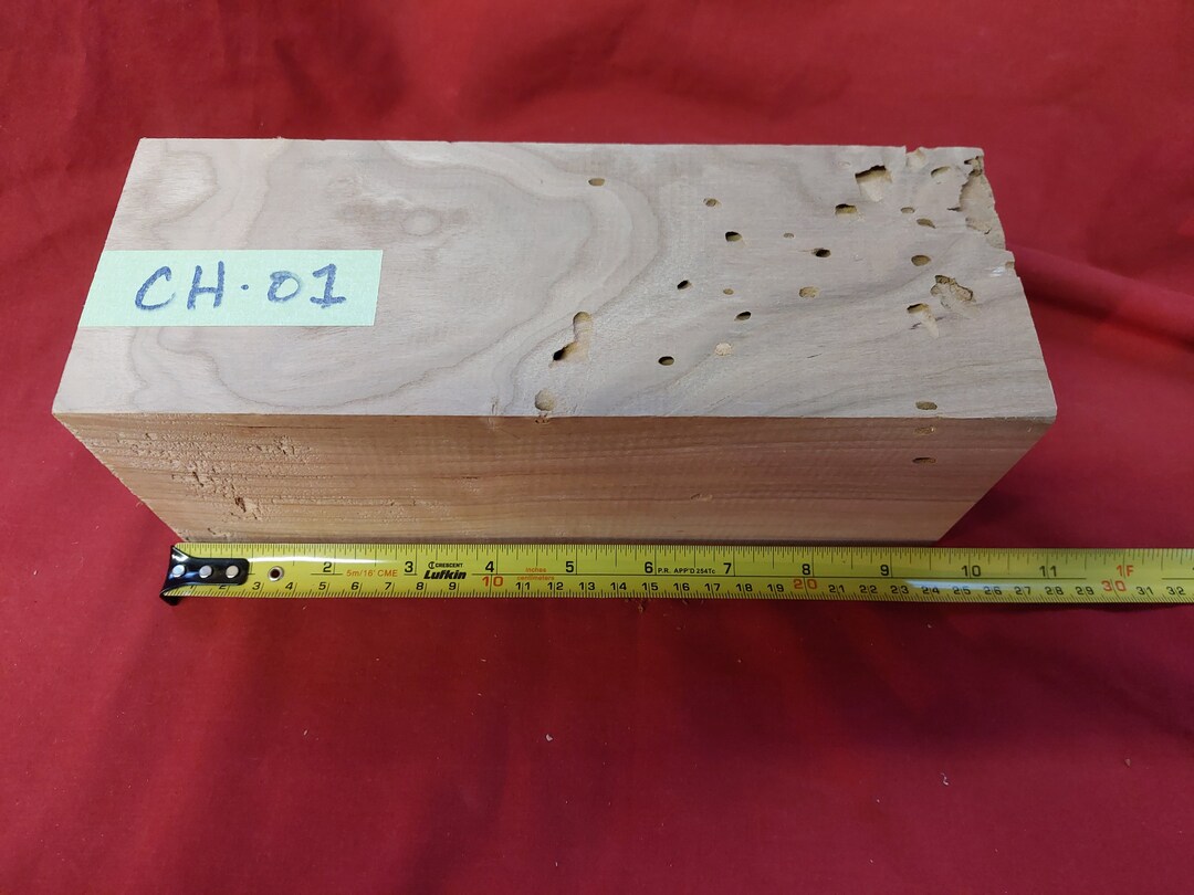 Wormy Cherry Block - Etsy