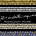 Flat Metallic Sequins Digital Papers, Seamless, Textures, Scrapbooking ...