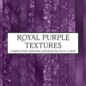 Royal Purple Textures, Purple Backgrounds, Metallic Foil, Digital ...