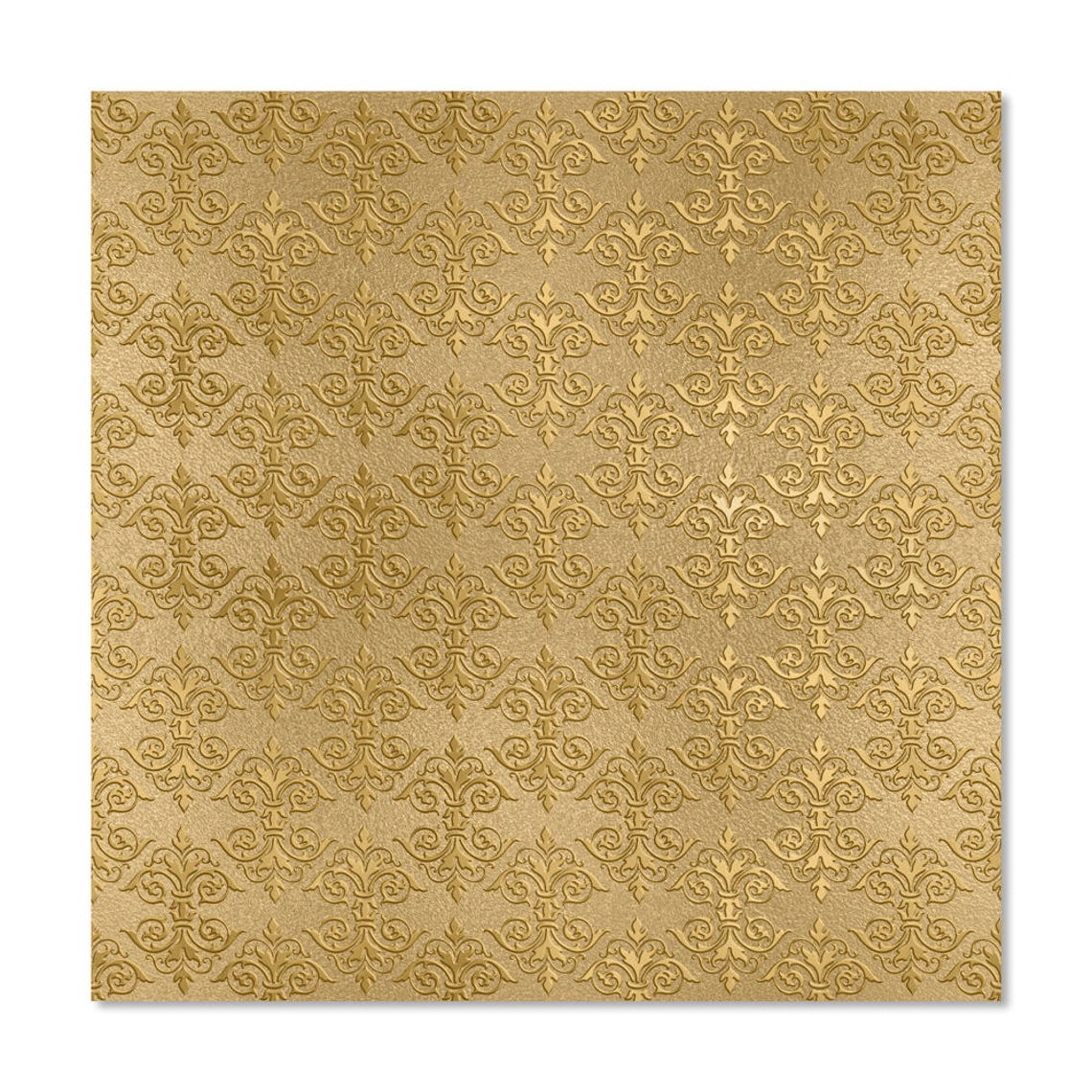 Gold Damask Embossed Textures: Seamless Digital Paper (photoshop ...