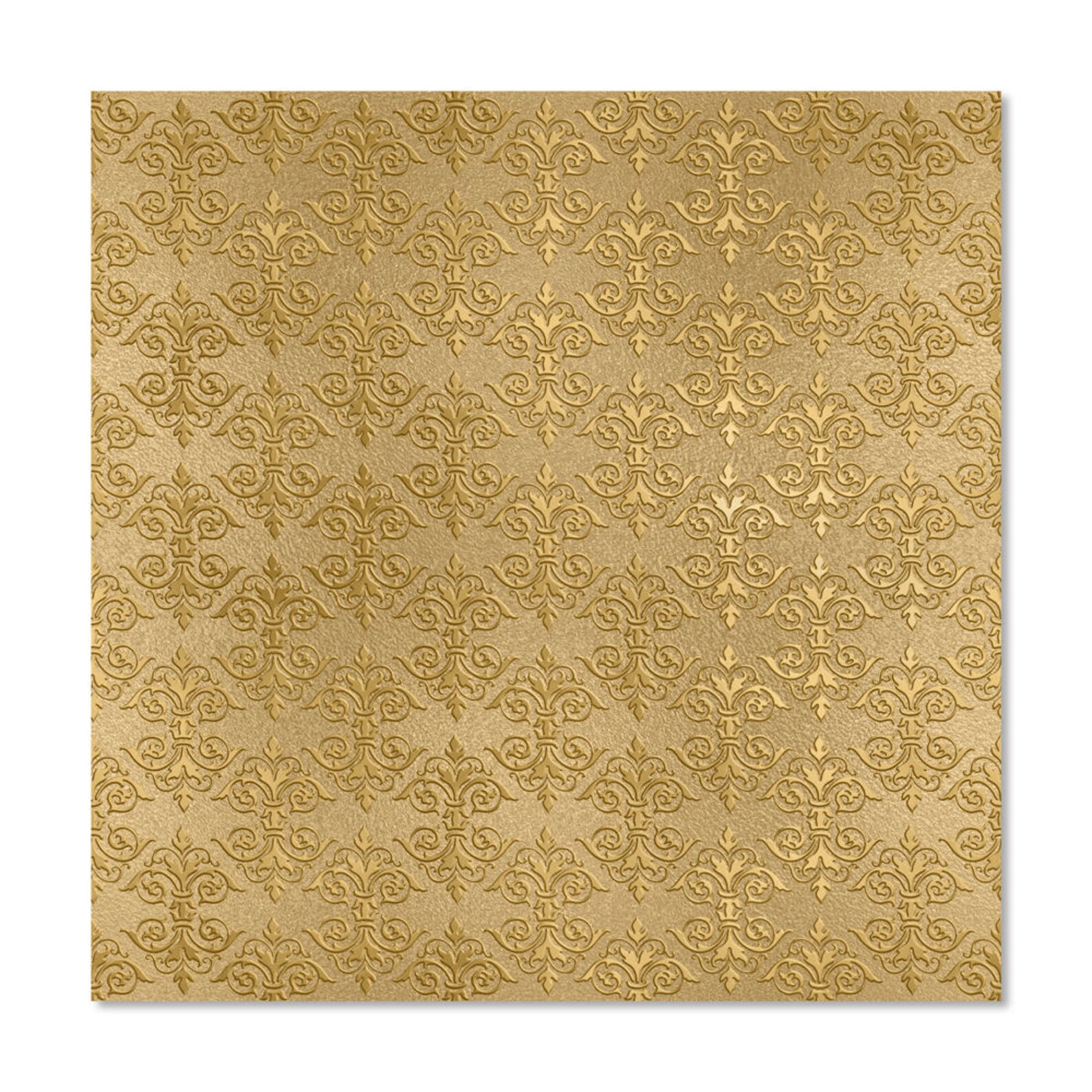 Gold Damask Embossed Textures: Seamless Digital Paper (photoshop ...
