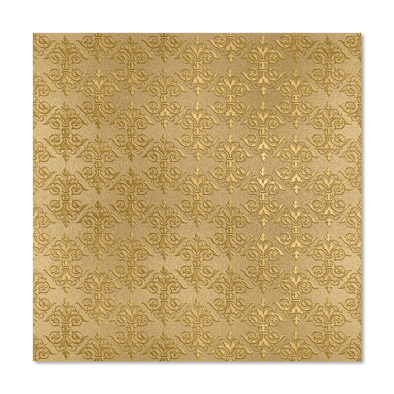 Embossed Gold Damask Digital Papers BONUS Photoshop Pattern Files ...