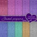 Jewel Tone Digital Papers: Seamless Textures, Scrapbooking Backgrounds ...