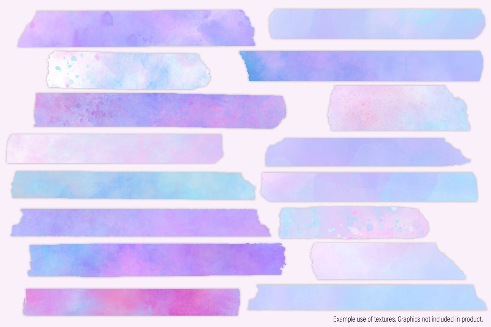 Pink Blue Turquoise Watercolor Backgrounds Digital Papers - Etsy