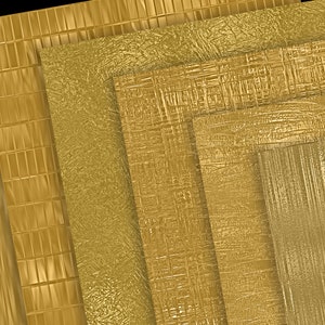 Metallic Gold Textures Digital Papers, Seamless, Backgrounds, Clipart ...