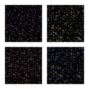 Rainbow Stars Digital Paper + BONUS Photoshop Pattern Files, Seamless ...