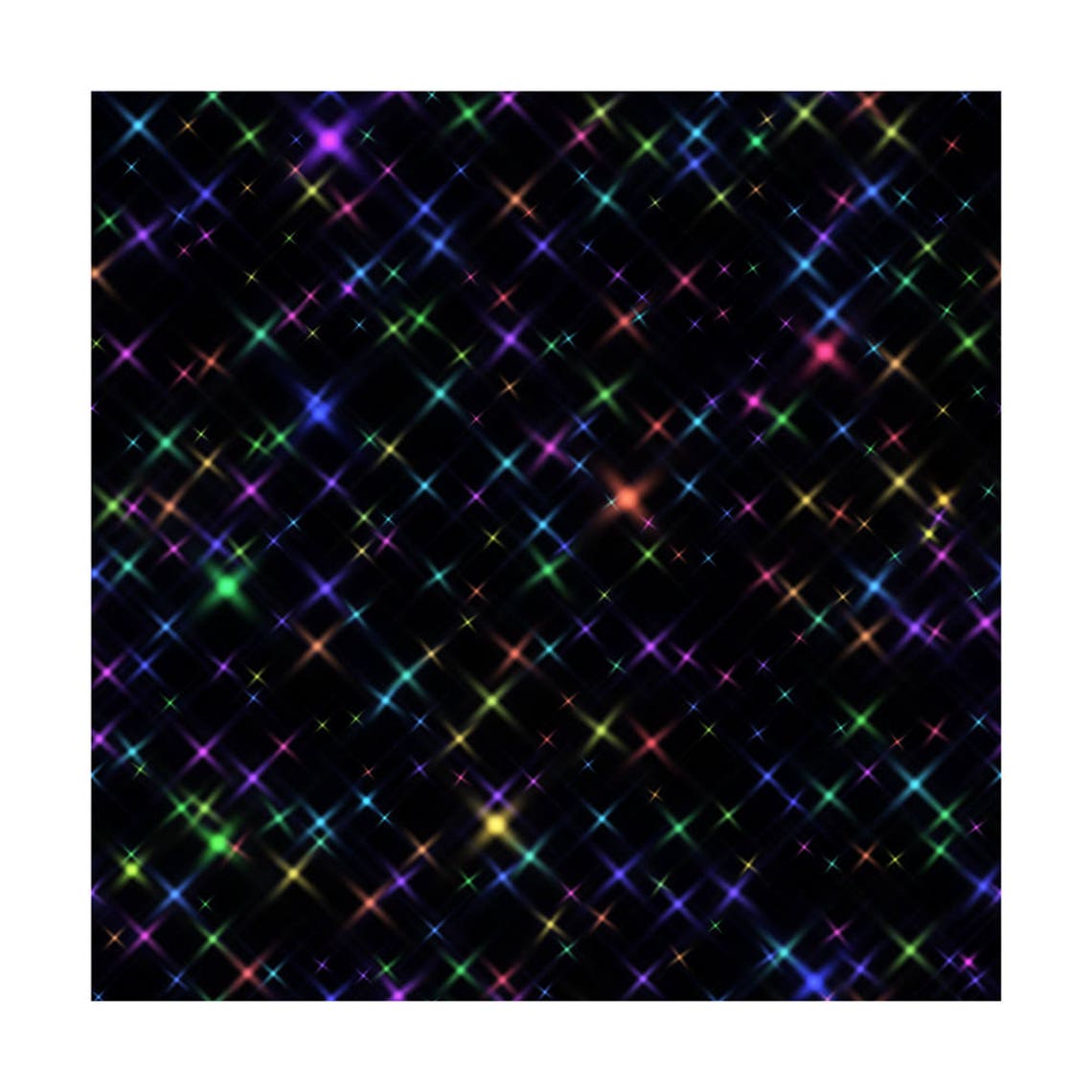 Rainbow Stars Digital Papers style 2 BONUS Pattern File | Etsy