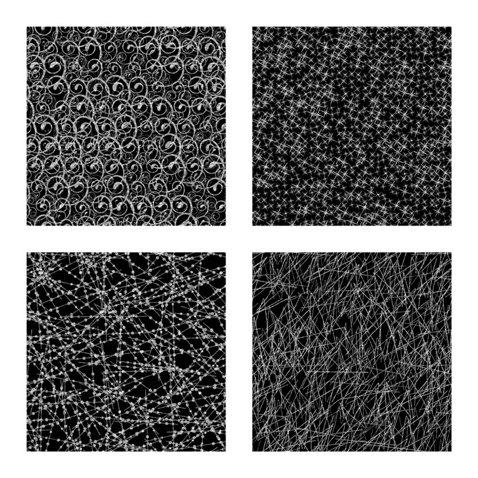 Silver Mess Digital Paper Bonus Photoshop Pattern File, Seamless ...