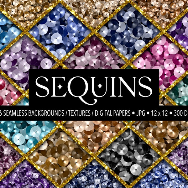 Metallic Sequins - Etsy