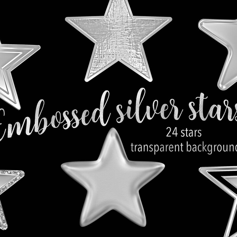 Stars Clipart - Etsy