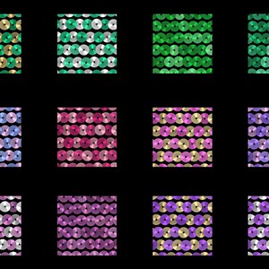 Flat Metallic Sequins Digital Papers, Seamless, Textures, Scrapbooking ...