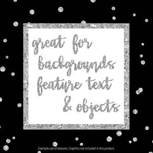 Shiny Silver Foils Textured + BONUS Photoshop Pattern Files, Seamless ...