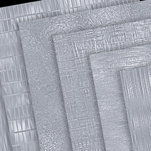 Metallic Silver Textures Digital Papers, Seamless, Backgrounds, Clipart ...