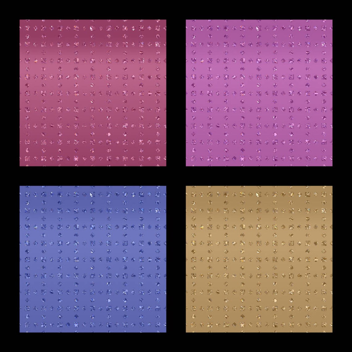 Jewel Tone Digital Papers: Seamless Textures, Scrapbooking Backgrounds ...