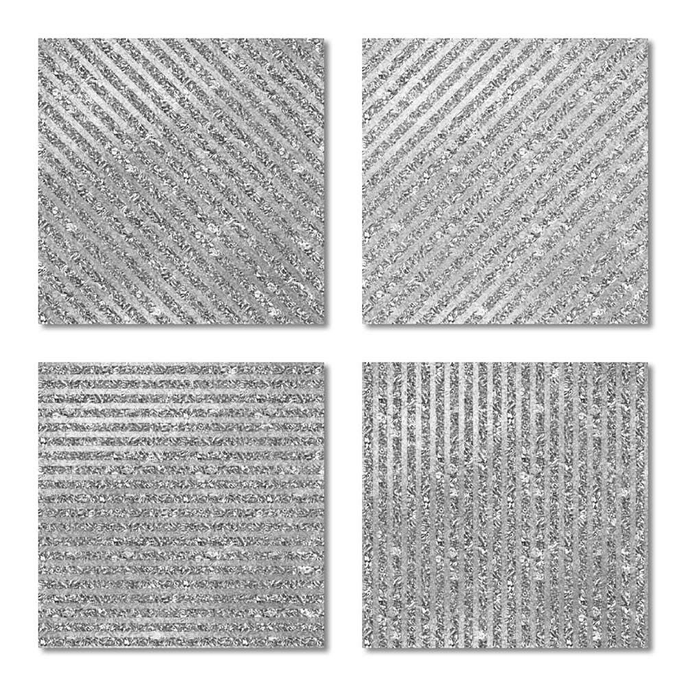 Silver Glitter Stripes Digital Papers Pack 2 BONUS Pattern - Etsy Australia