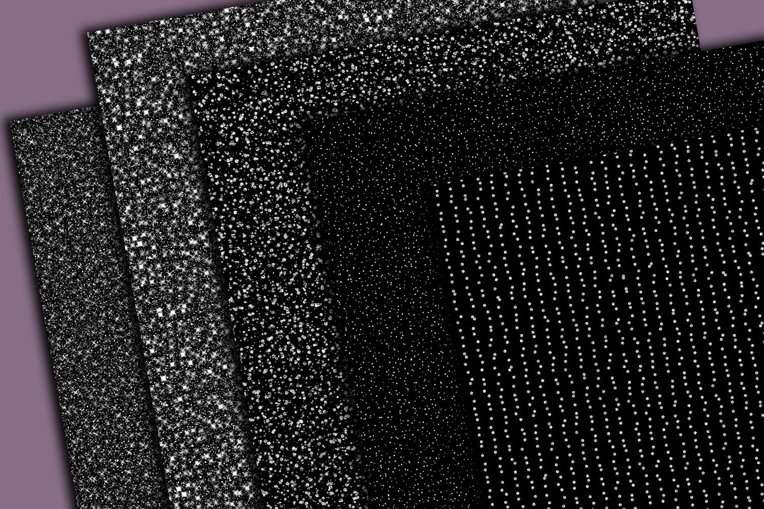 Glitterish Black Digital Papers Seamless Textures - Etsy Australia