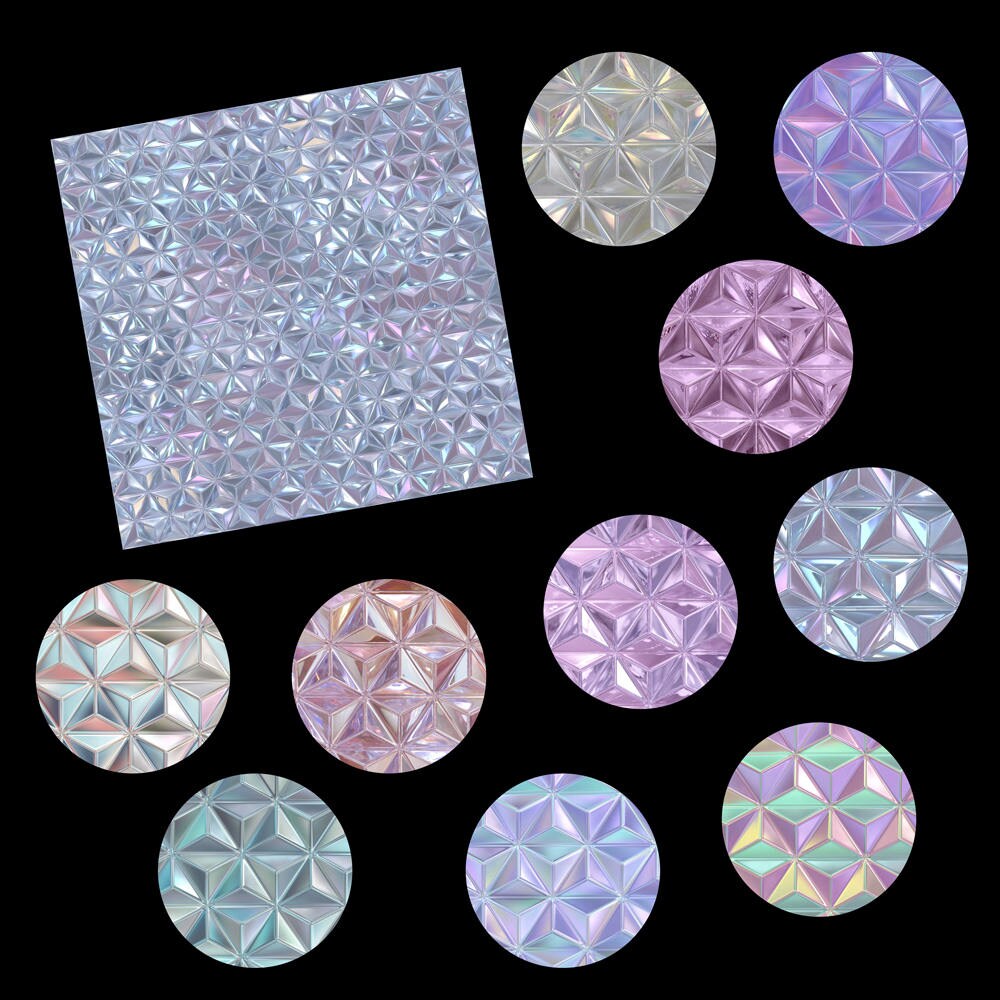 Reflective 3D Textures Digital Papers BONUS Pattern Files - Etsy