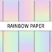 Pastel Rainbow Sparkles Digital Papers BONUS Photoshop Pattern Files ...