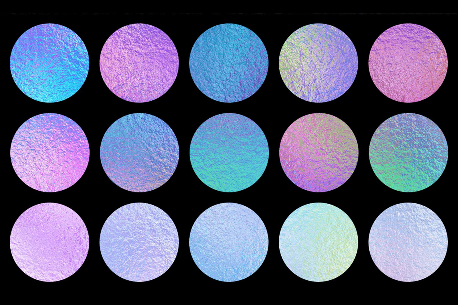 Iridescent Collection Digital Papers BONUS Photoshop Pattern | Etsy