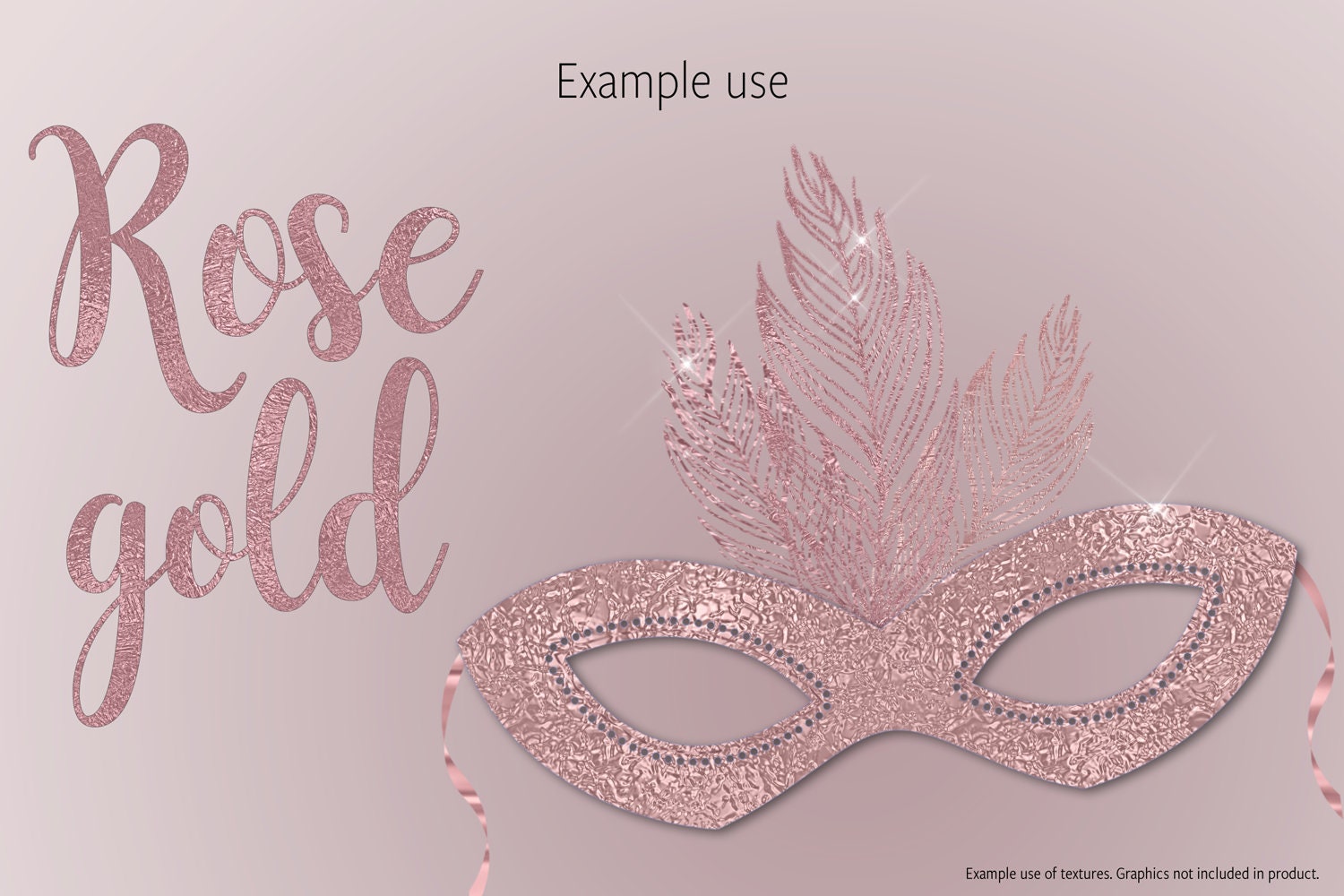 Metallic Rose Gold Textures Digital Papers Seamless | Etsy