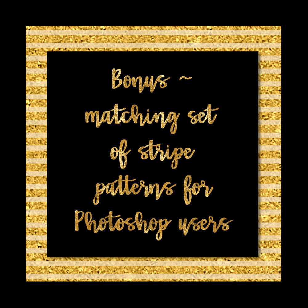 Gold Glitter Stripes Digital Papers Pack 1 BONUS Pattern - Etsy Australia
