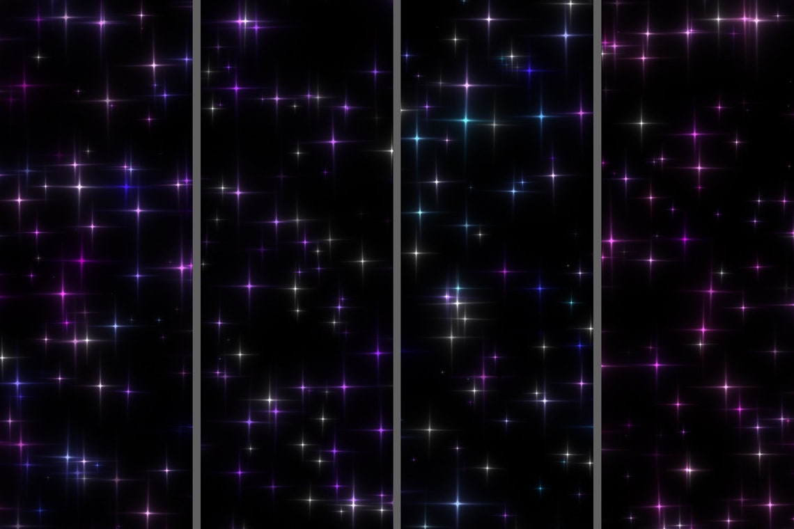 Sparkle Stars Backgrounds Digital Papers Textures Patterns - Etsy