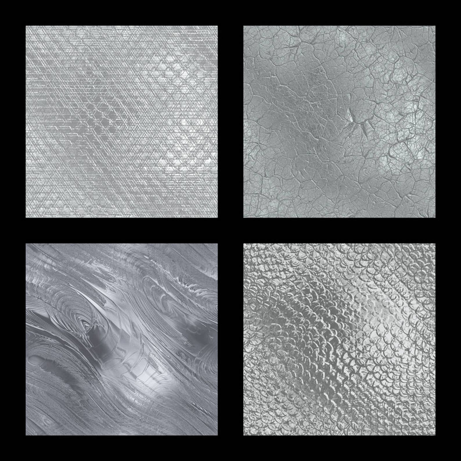 Silver Textured Metallics Digital Papers: Seamless Backgrounds (JPG ...
