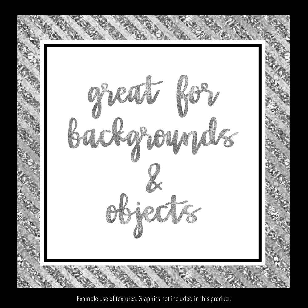 Silver Glitter Stripes Digital Papers Pack 2 BONUS Pattern - Etsy Australia