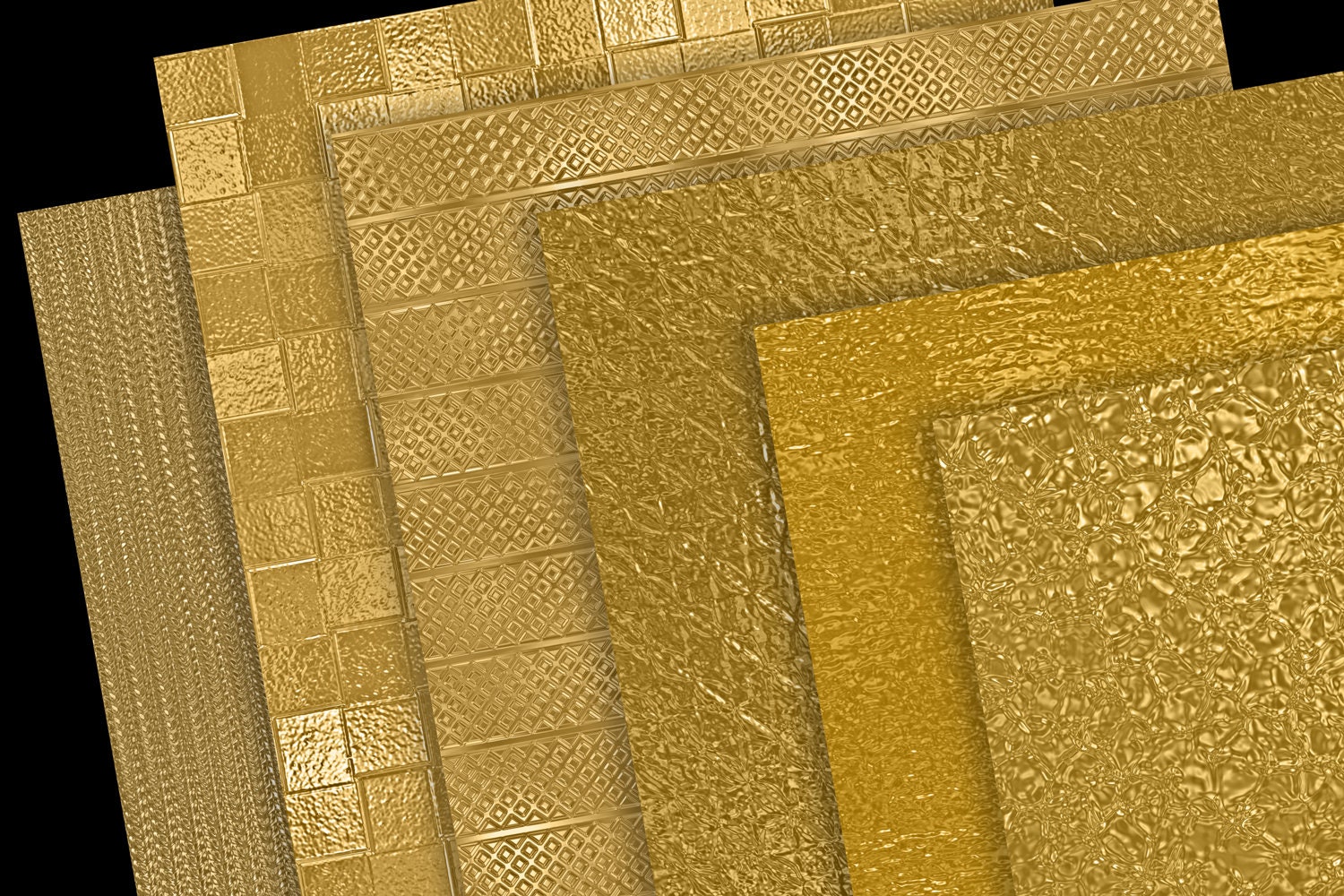 Metallic Gold Textures Digital Papers Seamless Backgrounds - Etsy