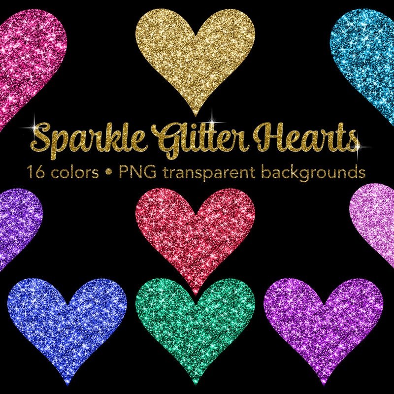 Heart Clipart - Etsy