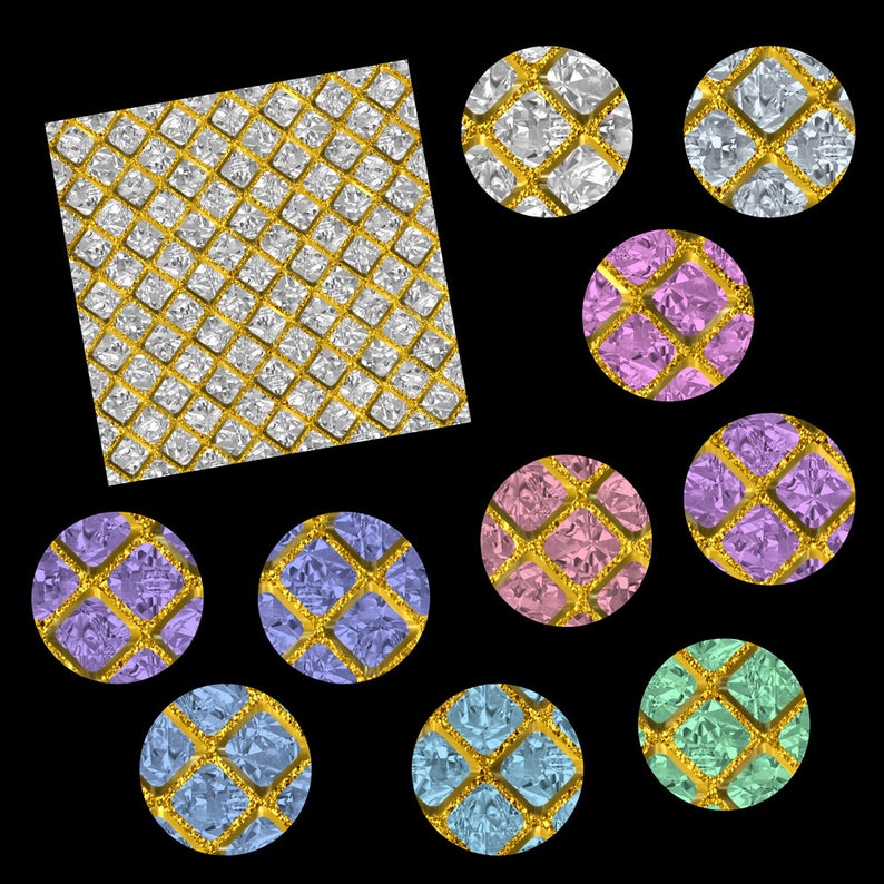 Gold Set Gems Digital Papers Bonus Photoshop Pattern Files - Etsy Australia