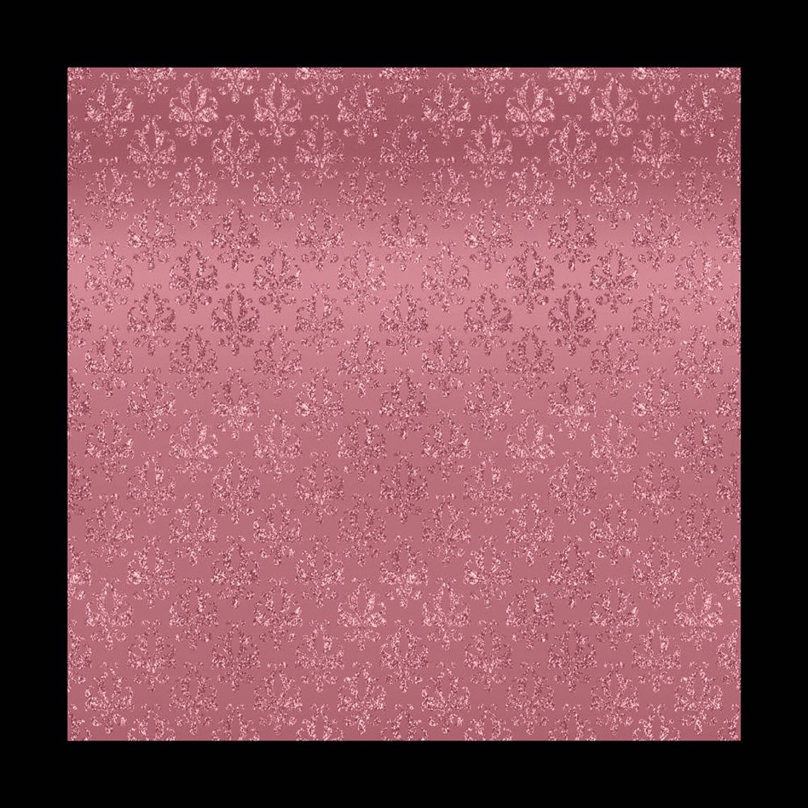 Rose Gold Damask Textures: Seamless Digital Paper (JPG + Photoshop ...