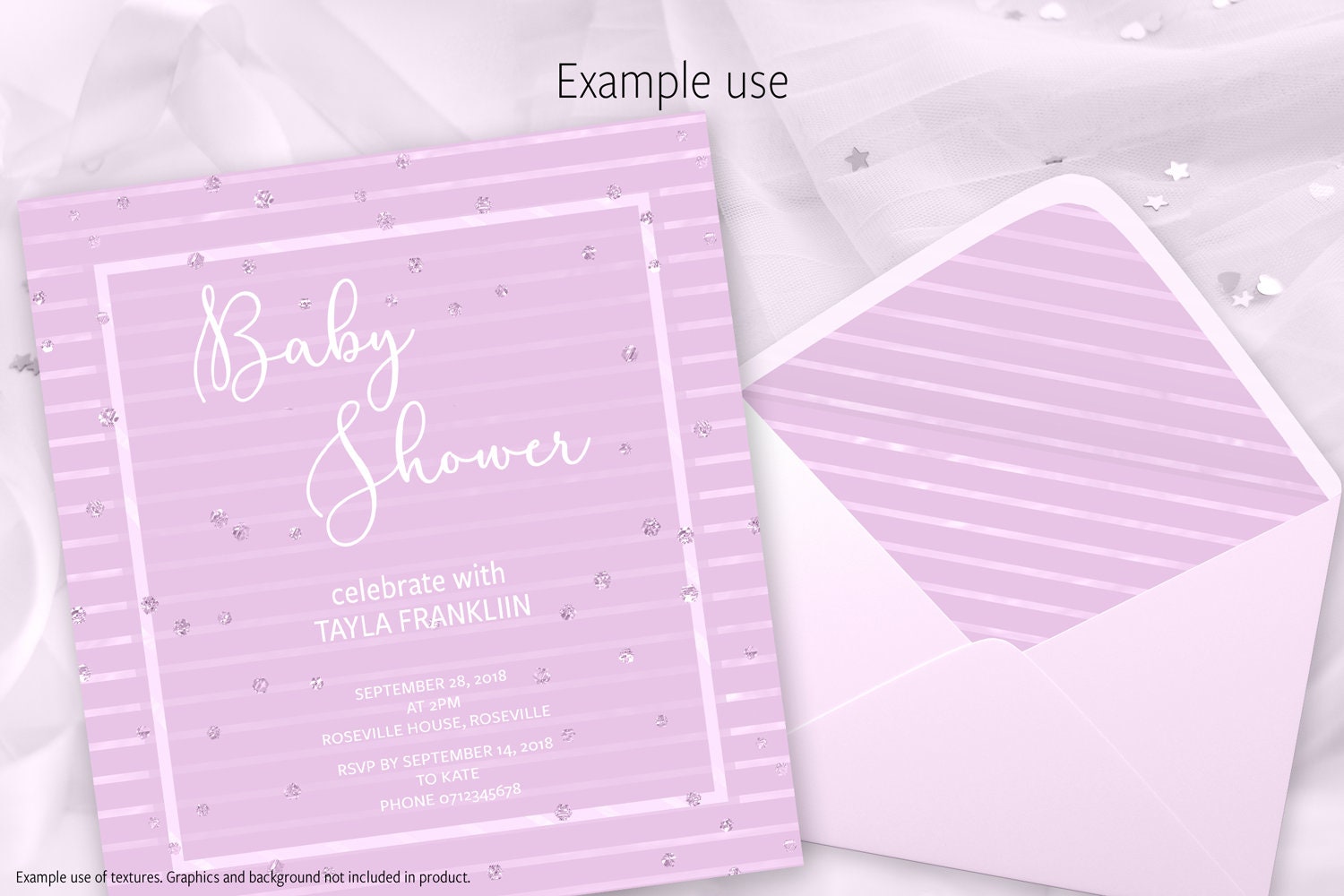 Sweet Pink Stripes Digital Papers, Seamless, Textures, Backgrounds ...