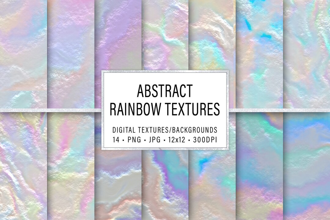 Abstract Rainbow Textures, Digital Papers, Backgrounds, Scrapbooking ...
