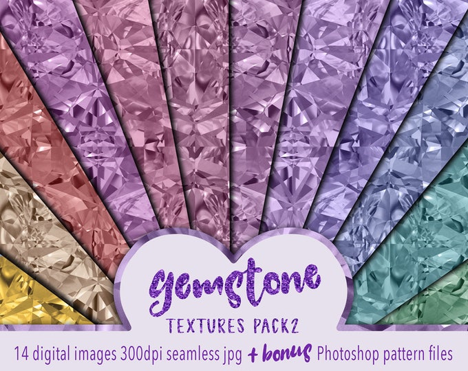 Jewel Papers Pack 3 - Digital Papers + BONUS Photoshop Pattern Files ...