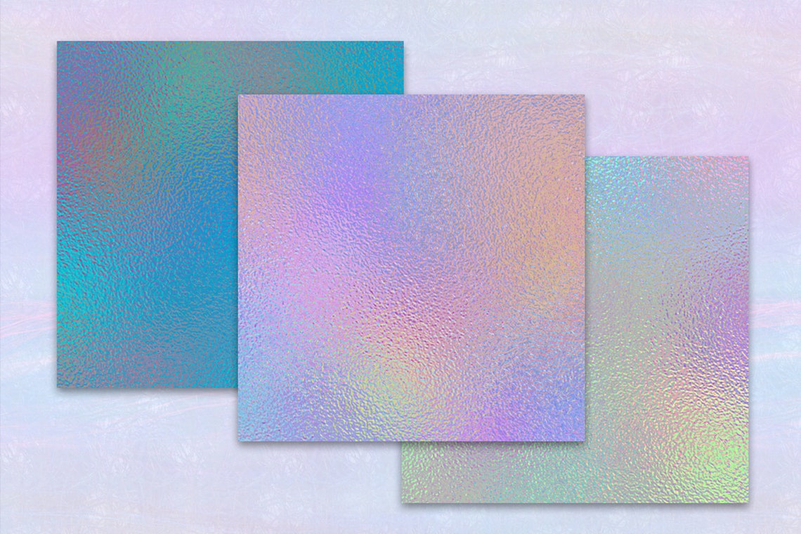 Iridescent Collection Digital Papers BONUS Photoshop Pattern - Etsy ...