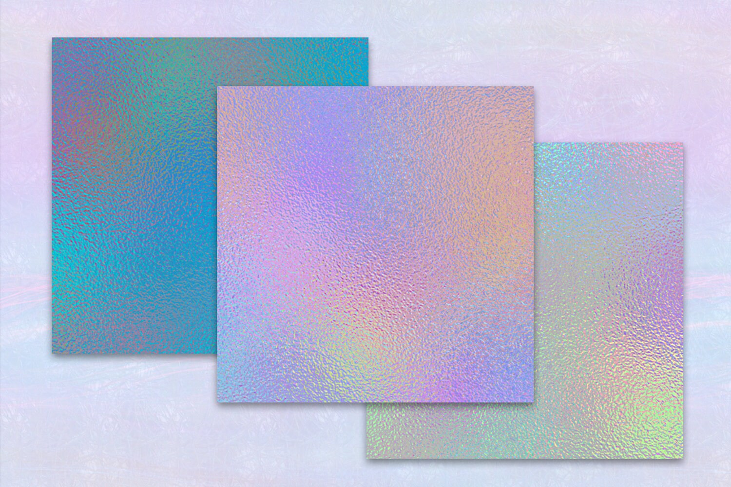 Iridescent Collection Digital Papers BONUS Photoshop Pattern | Etsy