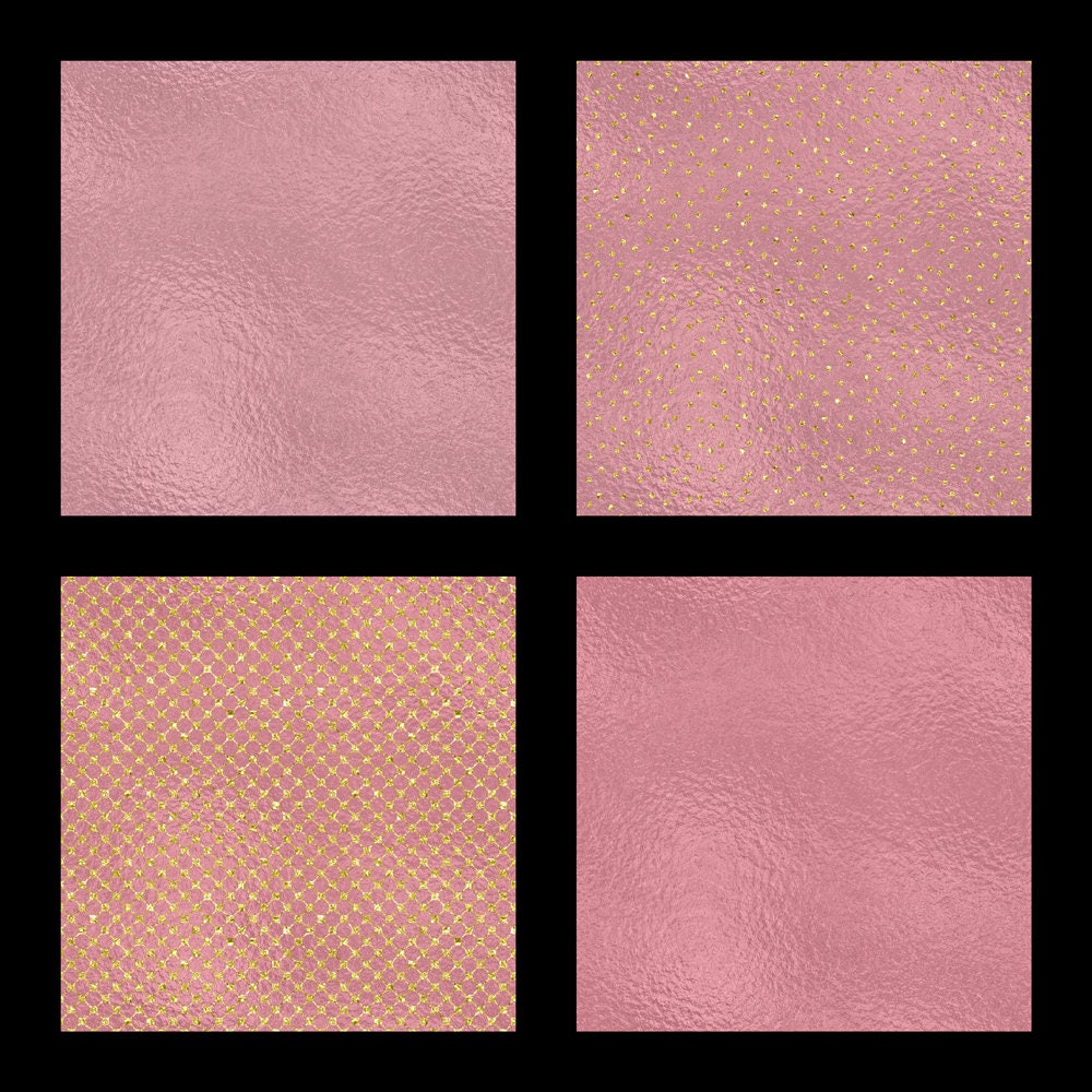 Blush Pink & Gold Foil Textures: Seamless Digital Paper (JPG + .pat) - Etsy