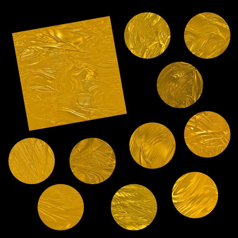 Metallic Gold Paint Textures: Seamless Digital Paper (JPG + Photoshop ...