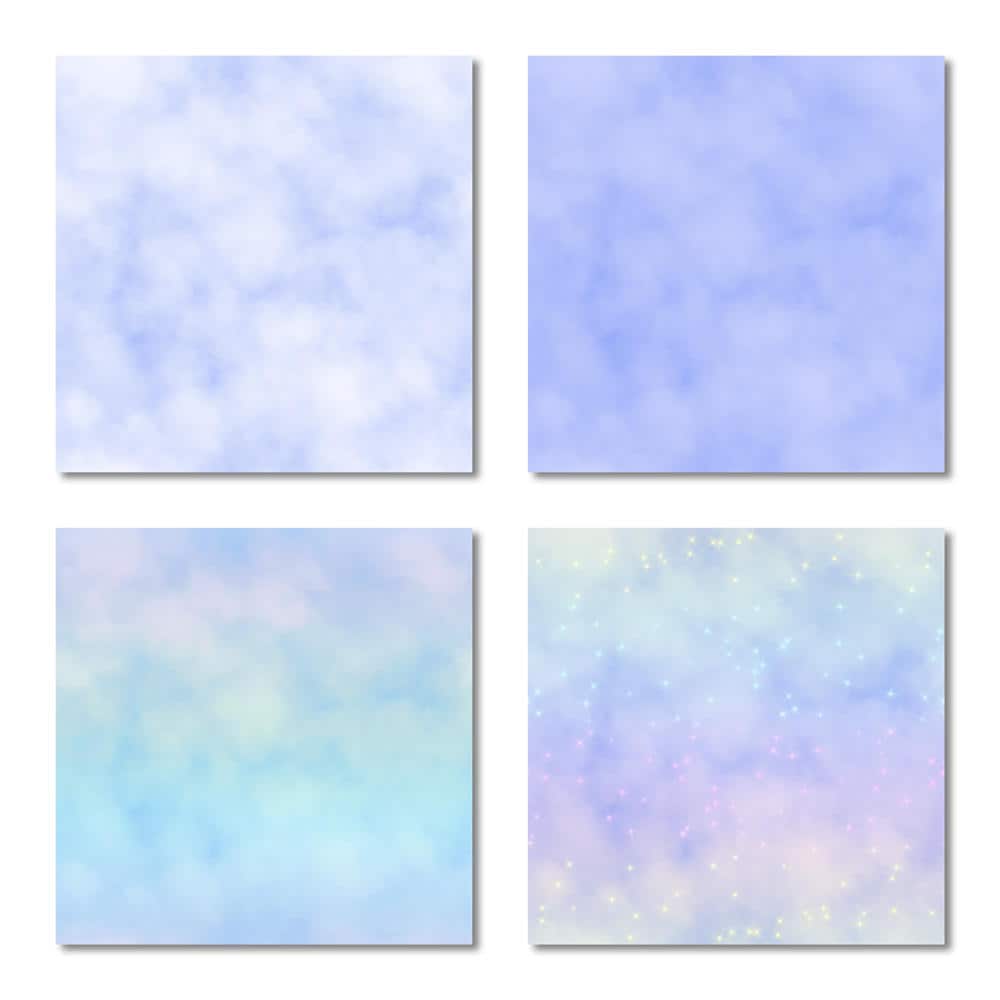 Cloudy Soft Textures Digital Papers BONUS Photoshop Pattern File ...