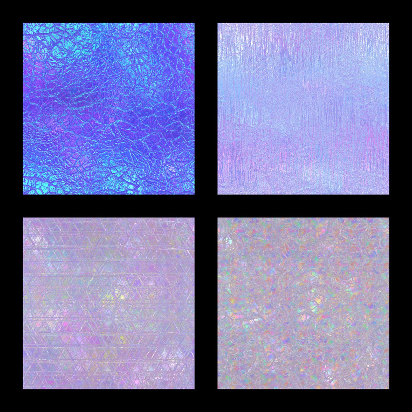 Iridescent Textures Digital Paper: Seamless Backgrounds (JPG ...