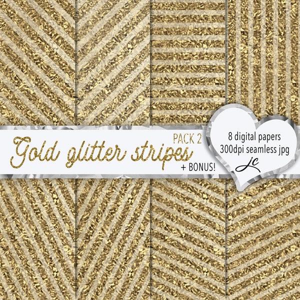 Glitter Stripes - Etsy